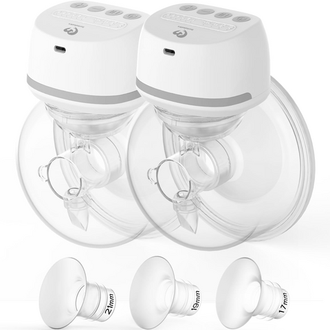 Bellababy Hands-Free Breast Pumps Wearable Upgraded with 17mm, 19mm, 2 ...